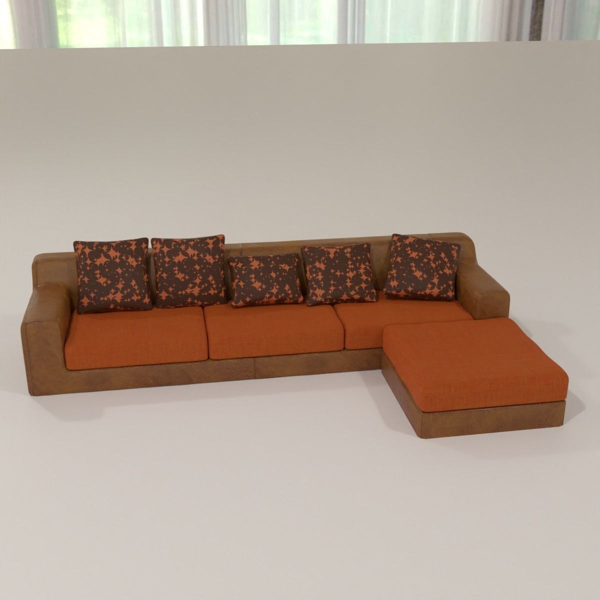 3D model sofa set002 VR / AR / low-poly | CGTrader