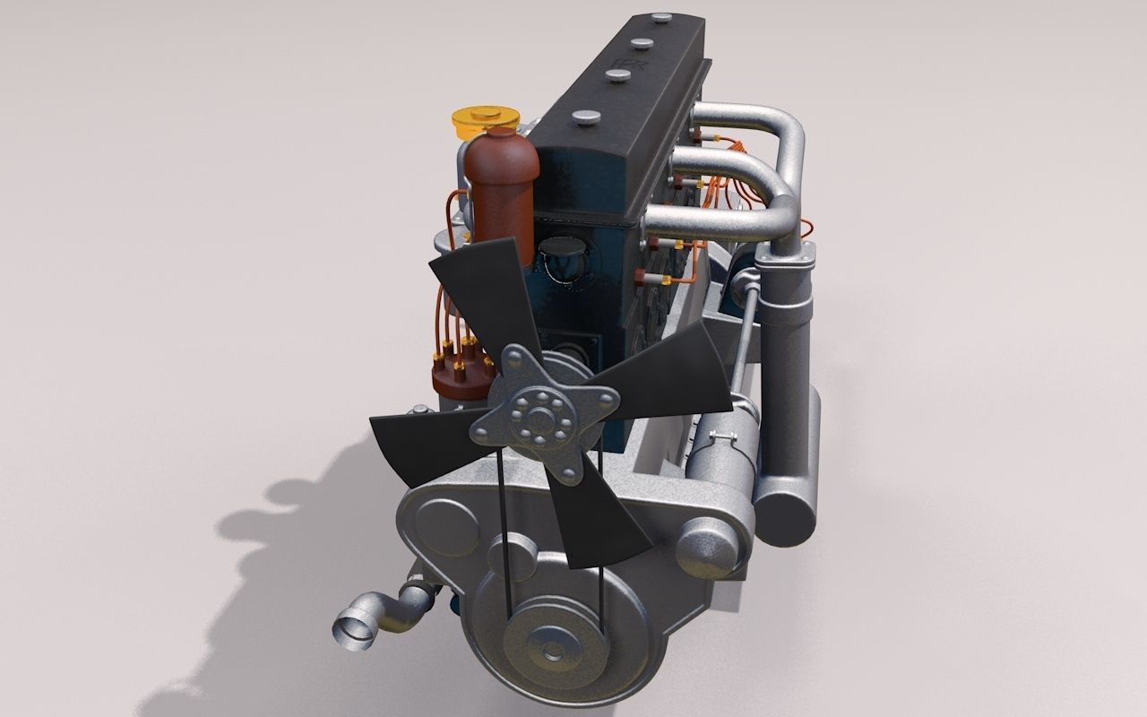 Engine RR Phantom II 3D model | CGTrader