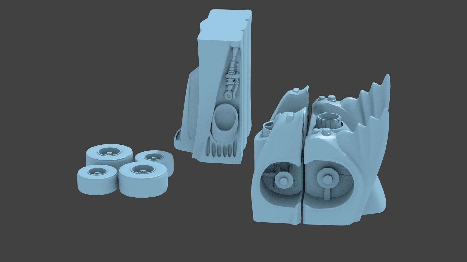batmobile 1989 3D model 3D printable | CGTrader