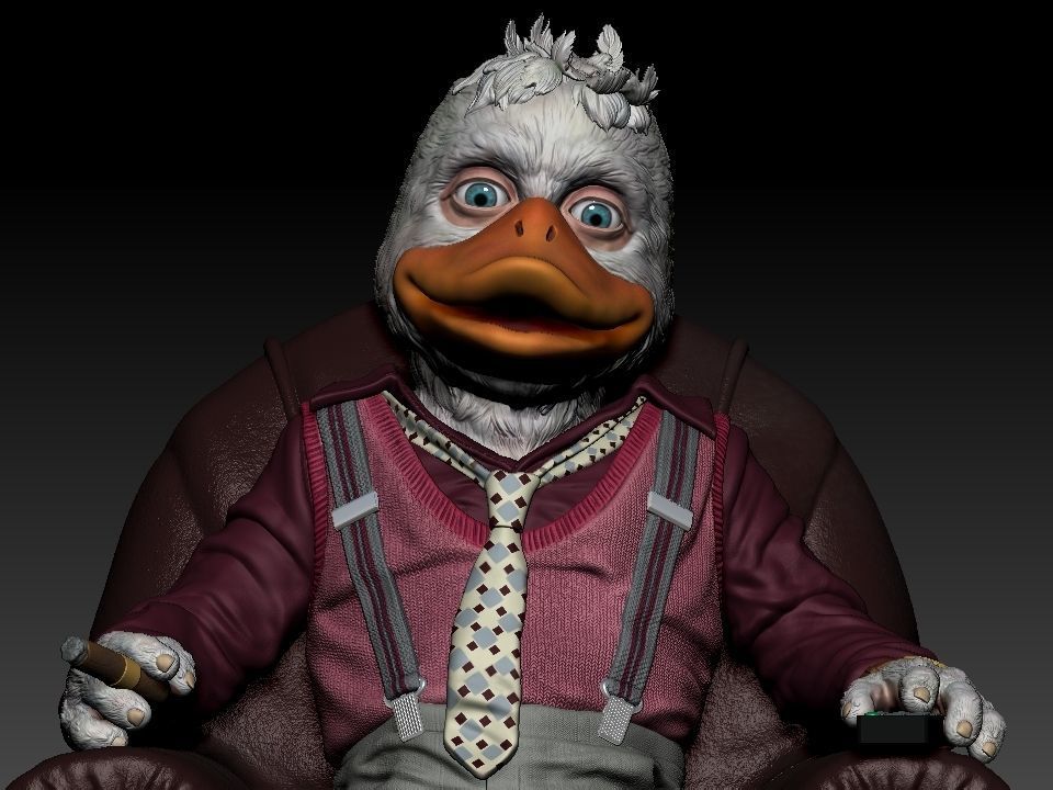 Howard the duck 3D model 3D printable | CGTrader
