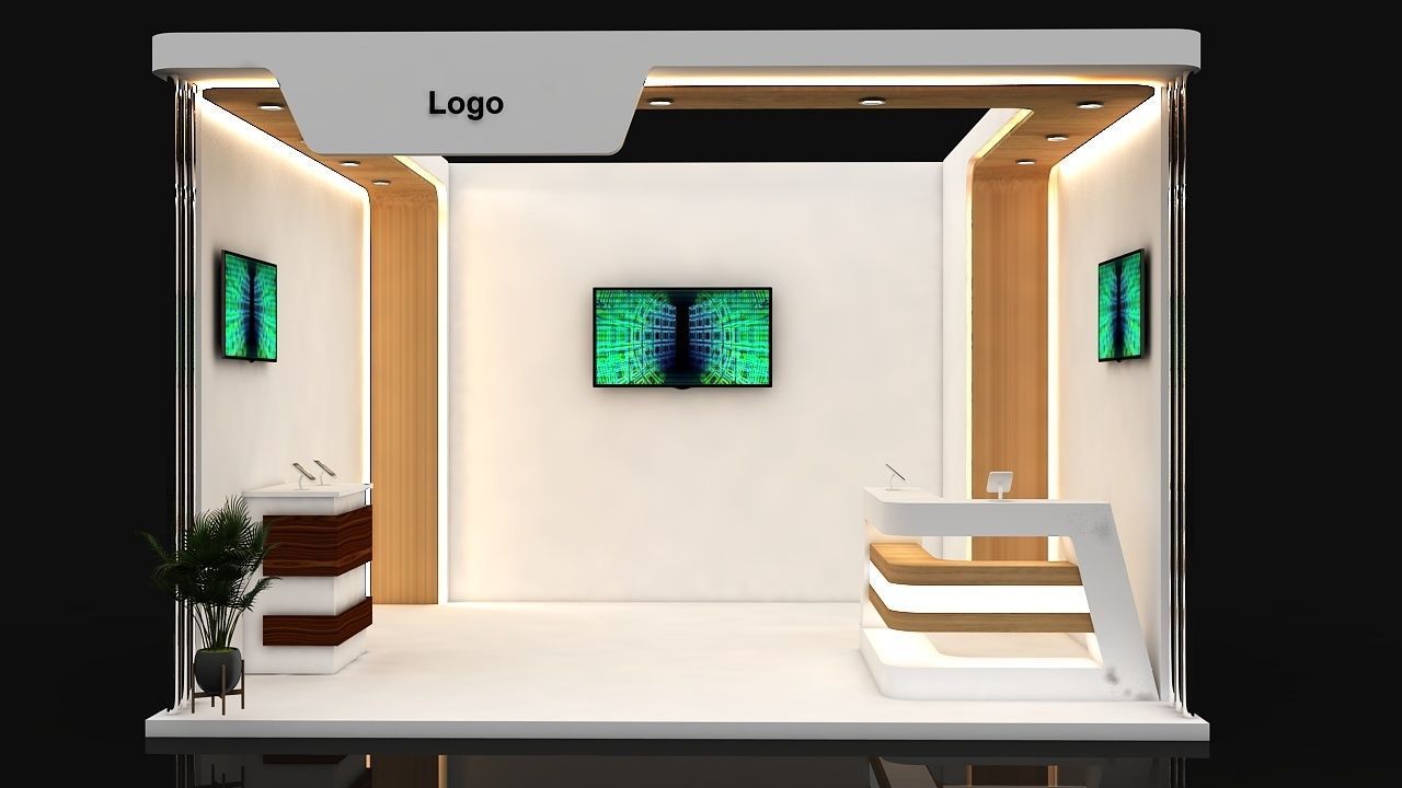 Event Stall Design 3D model | CGTrader
