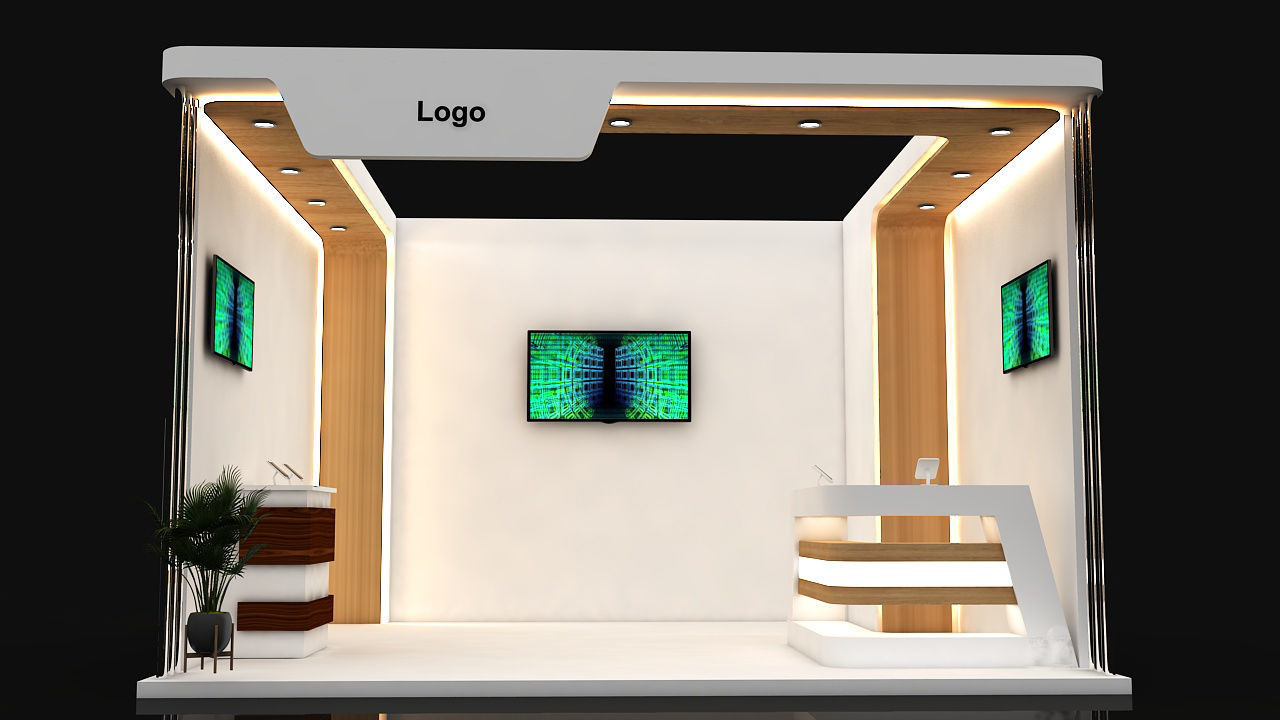 Event Stall Design 3D model | CGTrader