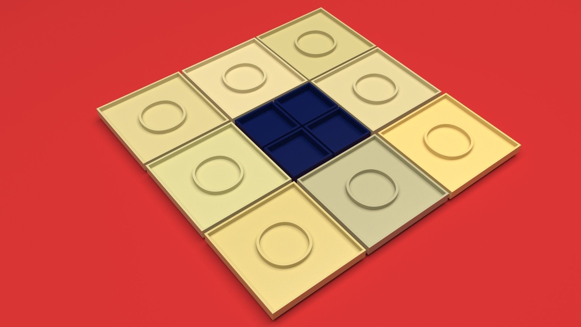 Treasure Adventure Lego Tiles Set 3D model | CGTrader