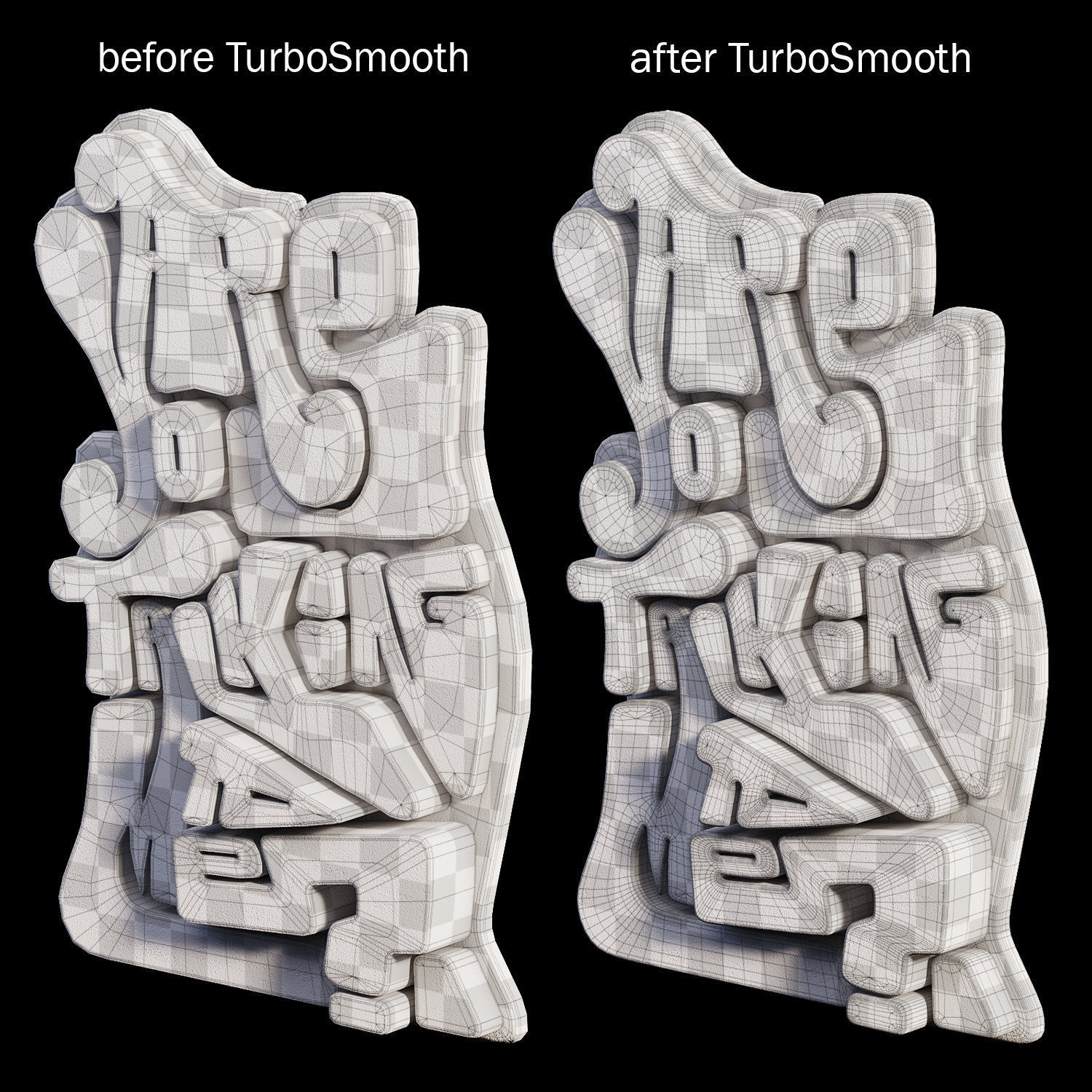 3d Panel Fantasy Lettering 3D model | CGTrader