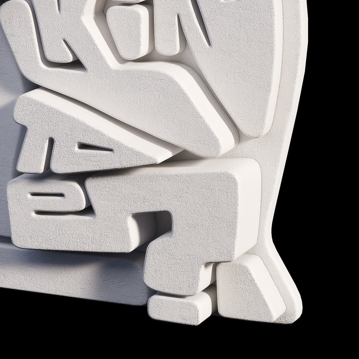 3d Panel Fantasy Lettering 3D model | CGTrader