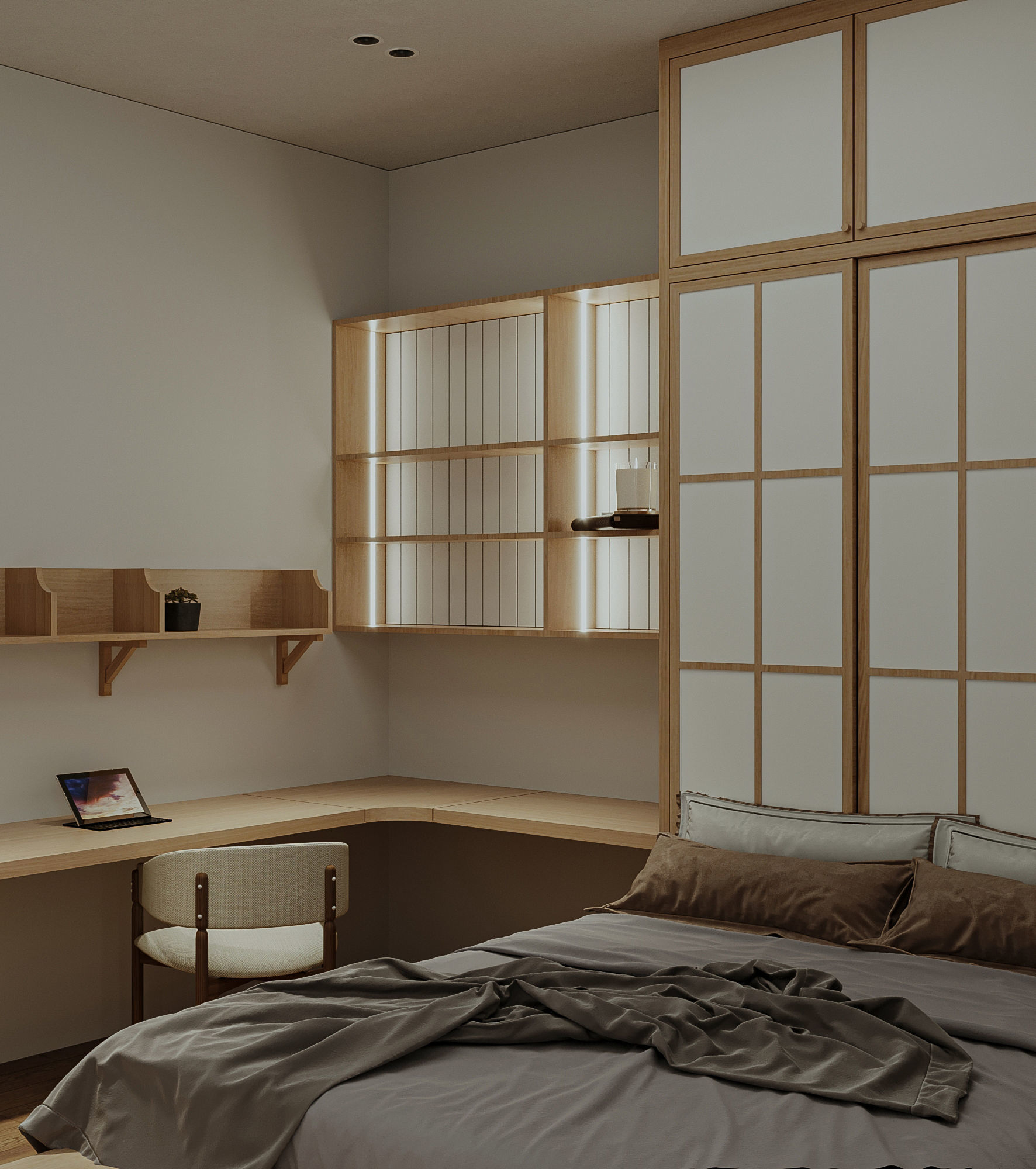 Japan house Interior Design 3d Model - 02 3D model | CGTrader