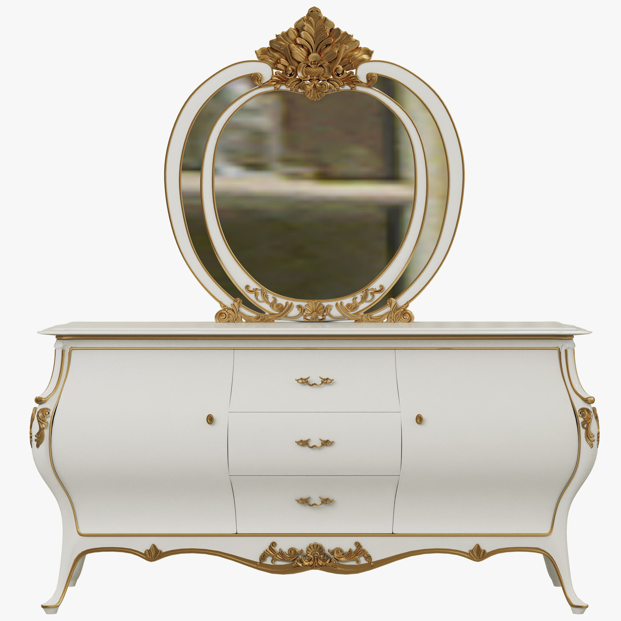 InStyle Faberge dressing table 3D model | CGTrader