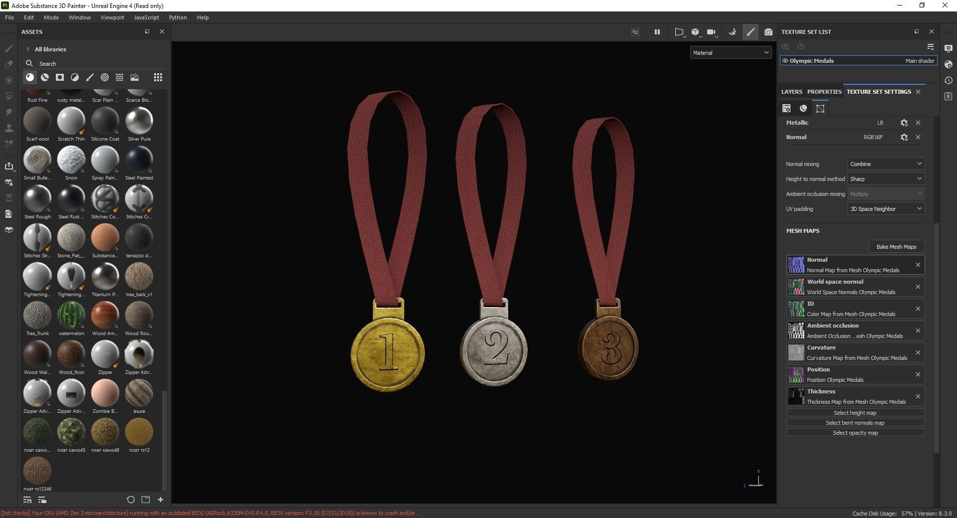 3D model Olympic Medals 3D Model VR / AR / low-poly | CGTrader
