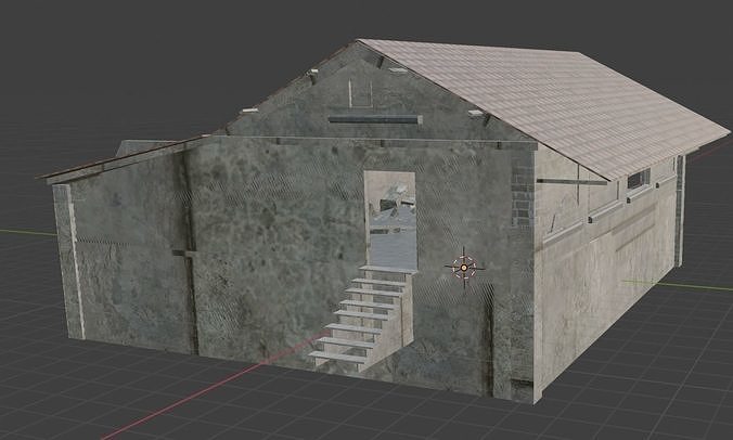 3D model village building VR / AR / low-poly | CGTrader