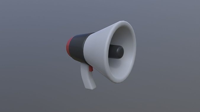 3D model Megaphone 3D Model VR / AR / low-poly | CGTrader