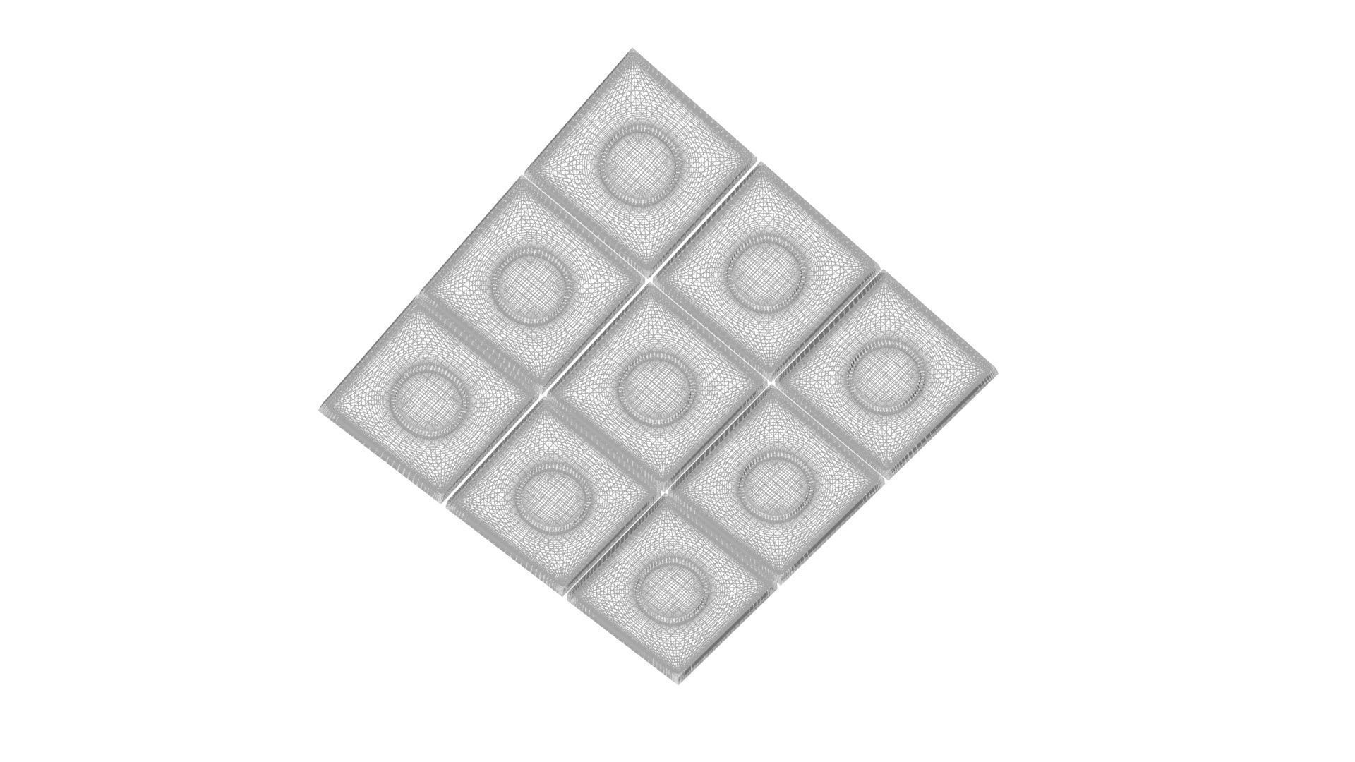 Board Game Lego Tiles Set 3D model | CGTrader