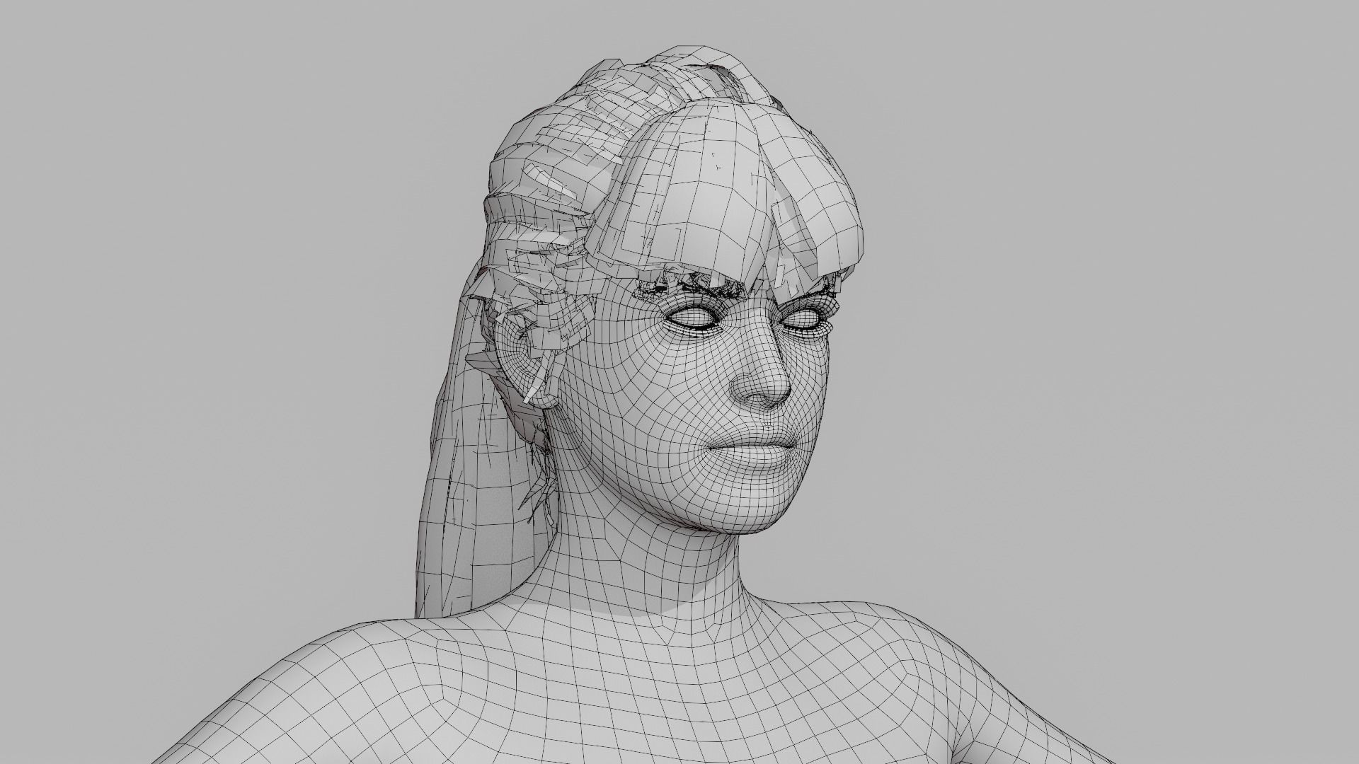 Realistic Female - Jude 3D model rigged | CGTrader