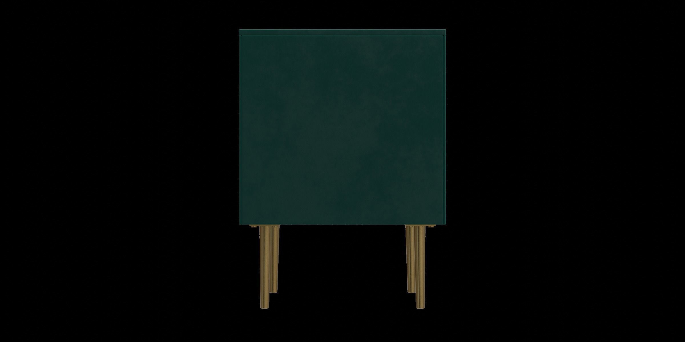 Velvet Peacock Green Bedside Table 3D model | CGTrader