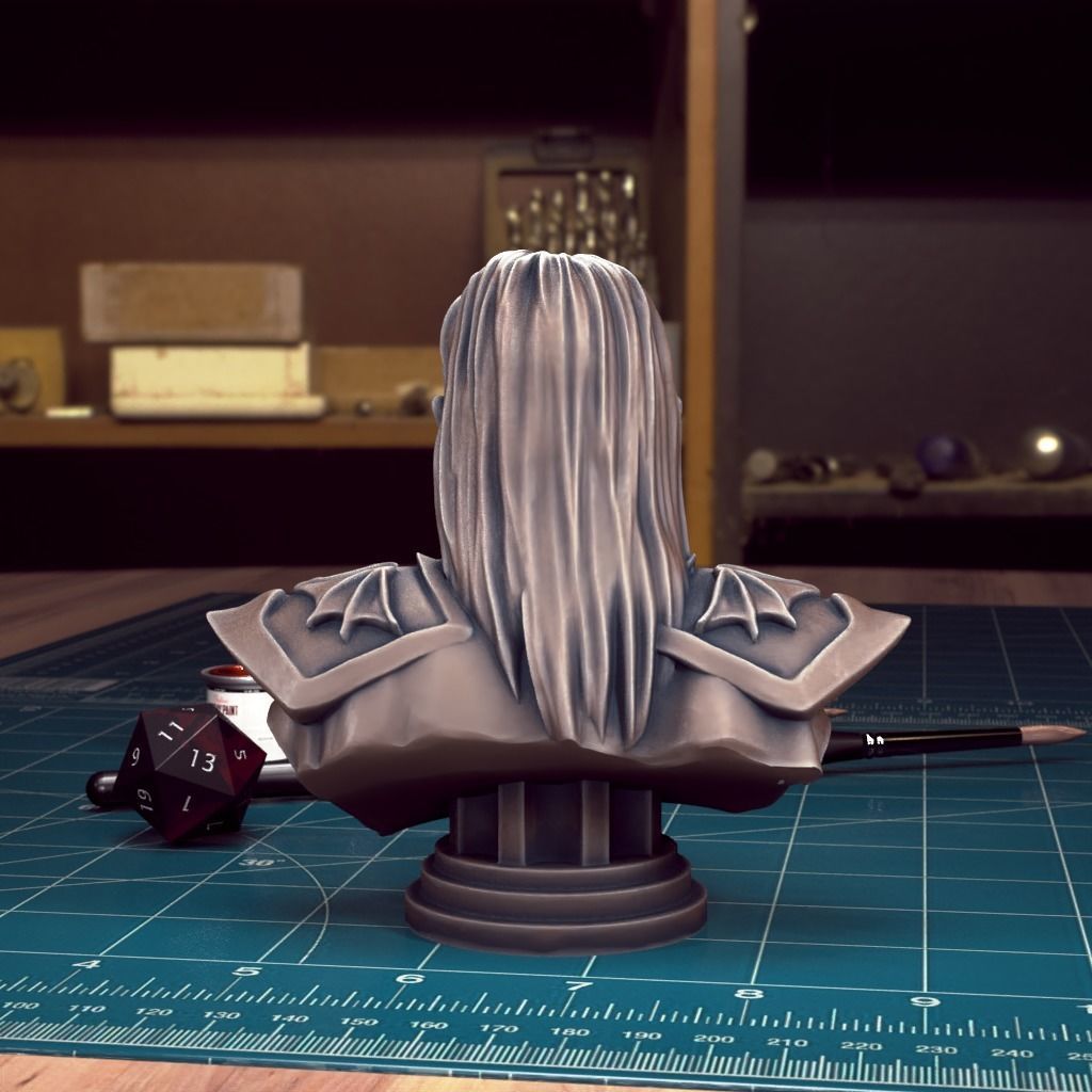 Curse of Strahd - Strahd Mini Bust Combo - Pre-Supported 3D model 3D ...