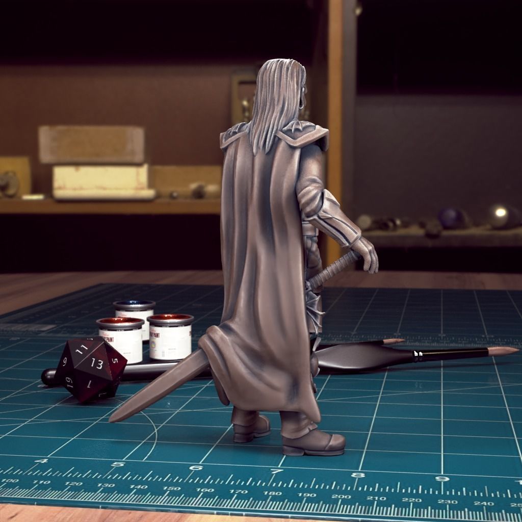 Curse of Strahd - Strahd Mini Bust Combo - Pre-Supported 3D model 3D ...