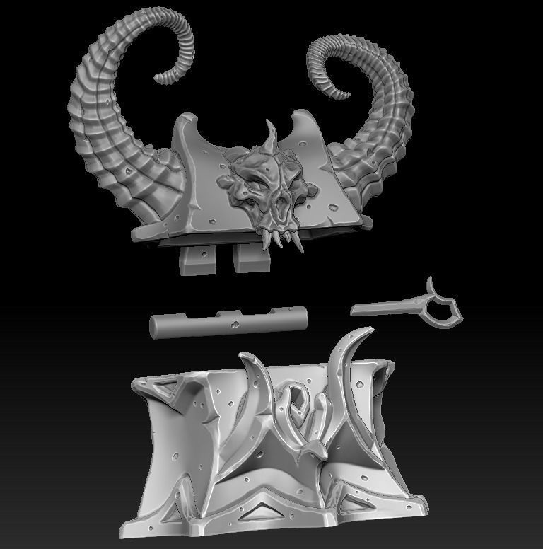 Daemon chest 3d print 3D model 3D printable | CGTrader