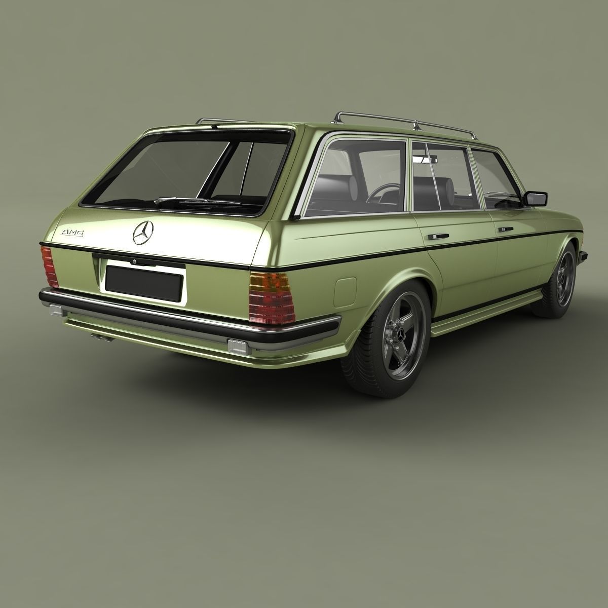 Mercedes-Benz W123 AMG WAgon 3D model | CGTrader