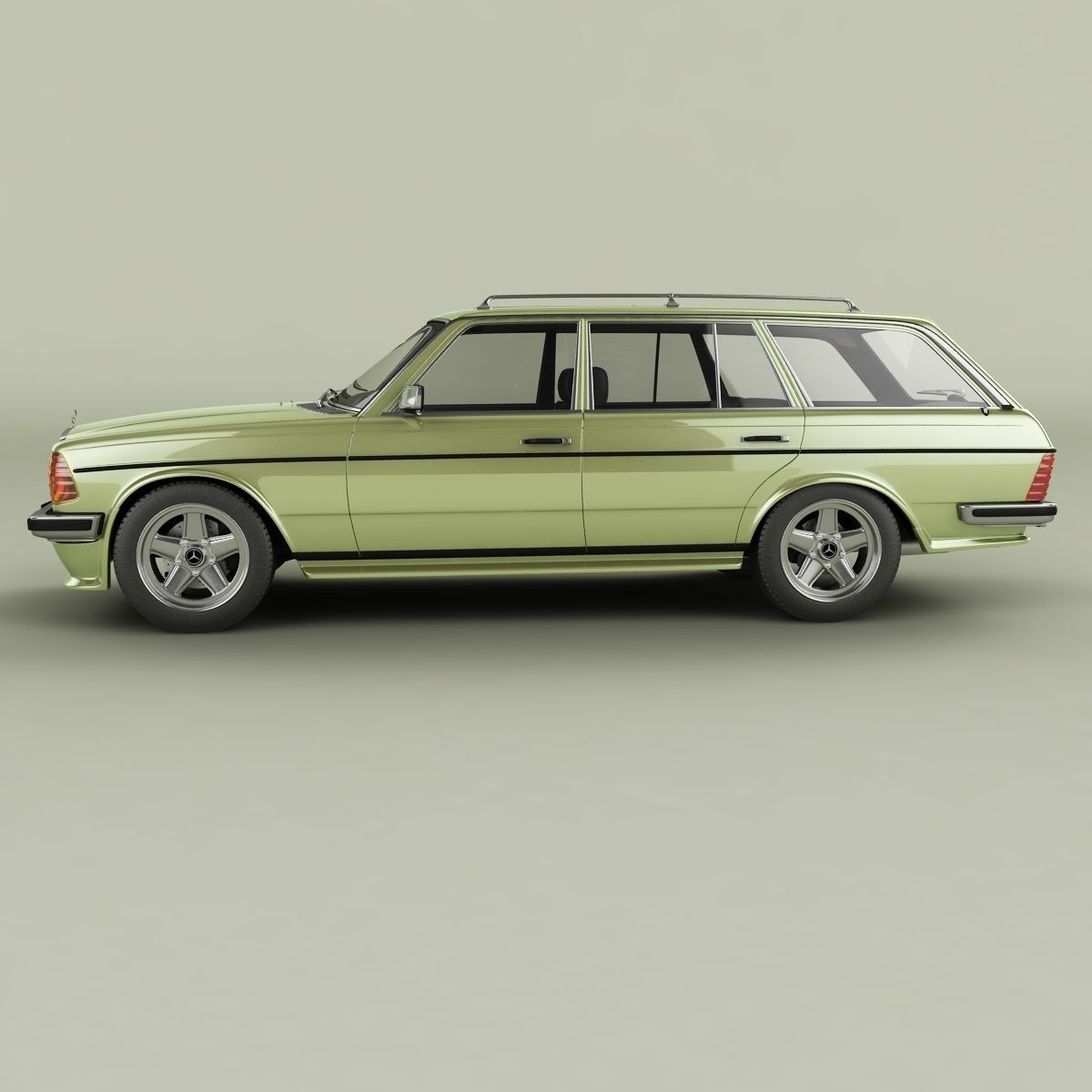 Mercedes-Benz W123 AMG WAgon 3D model | CGTrader