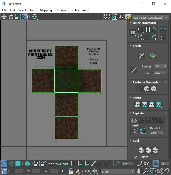 Minecraft Grass 3D model | CGTrader