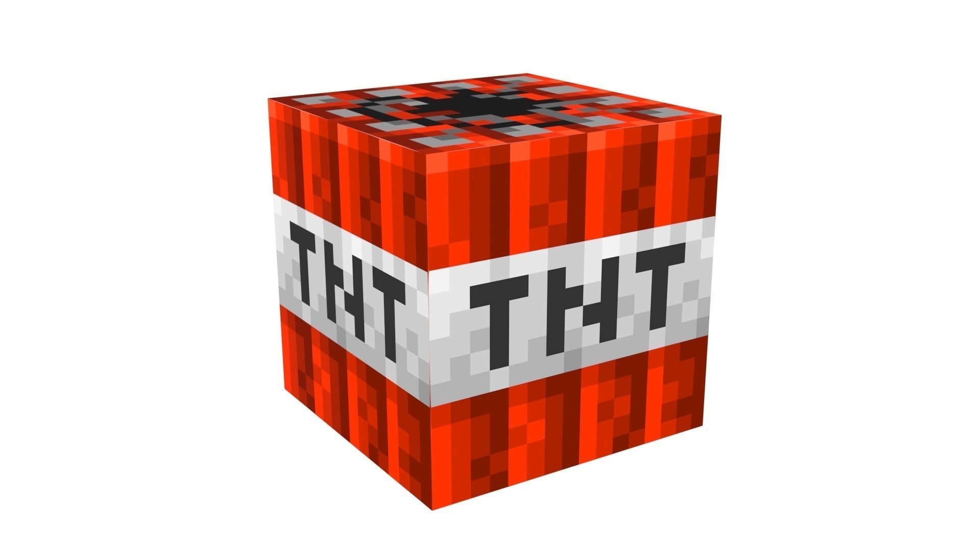 3D model Minecraft TNT VR / AR / low-poly | CGTrader