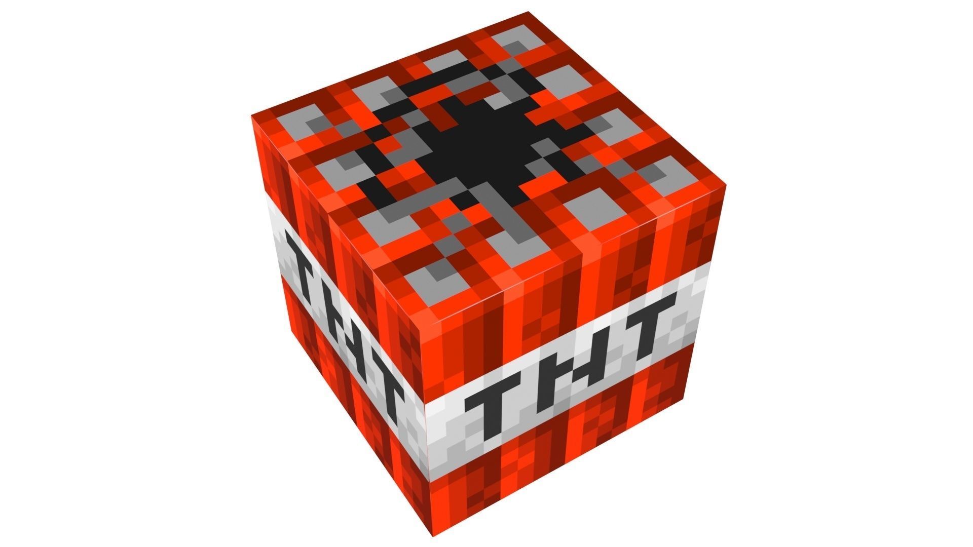 3D model Minecraft TNT VR / AR / low-poly | CGTrader