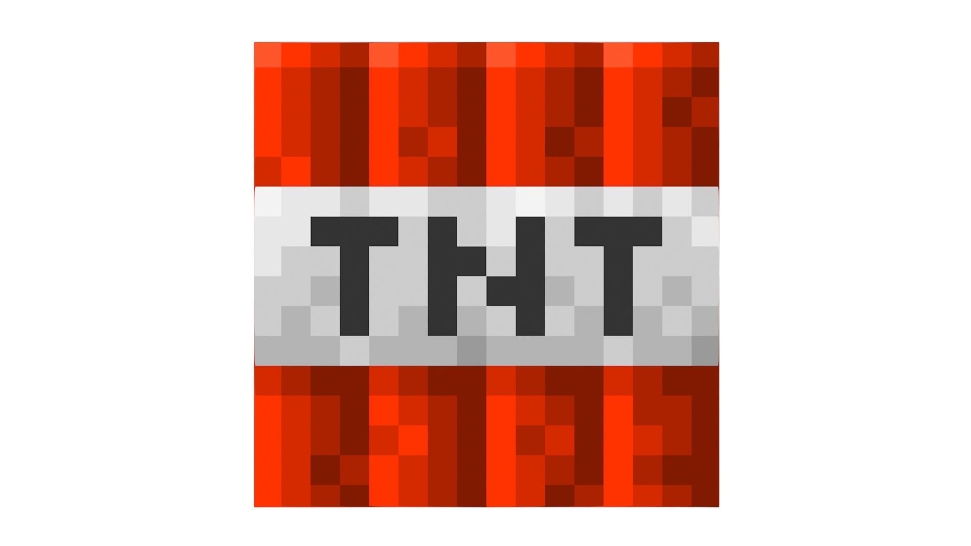 3D model Minecraft TNT VR / AR / low-poly | CGTrader