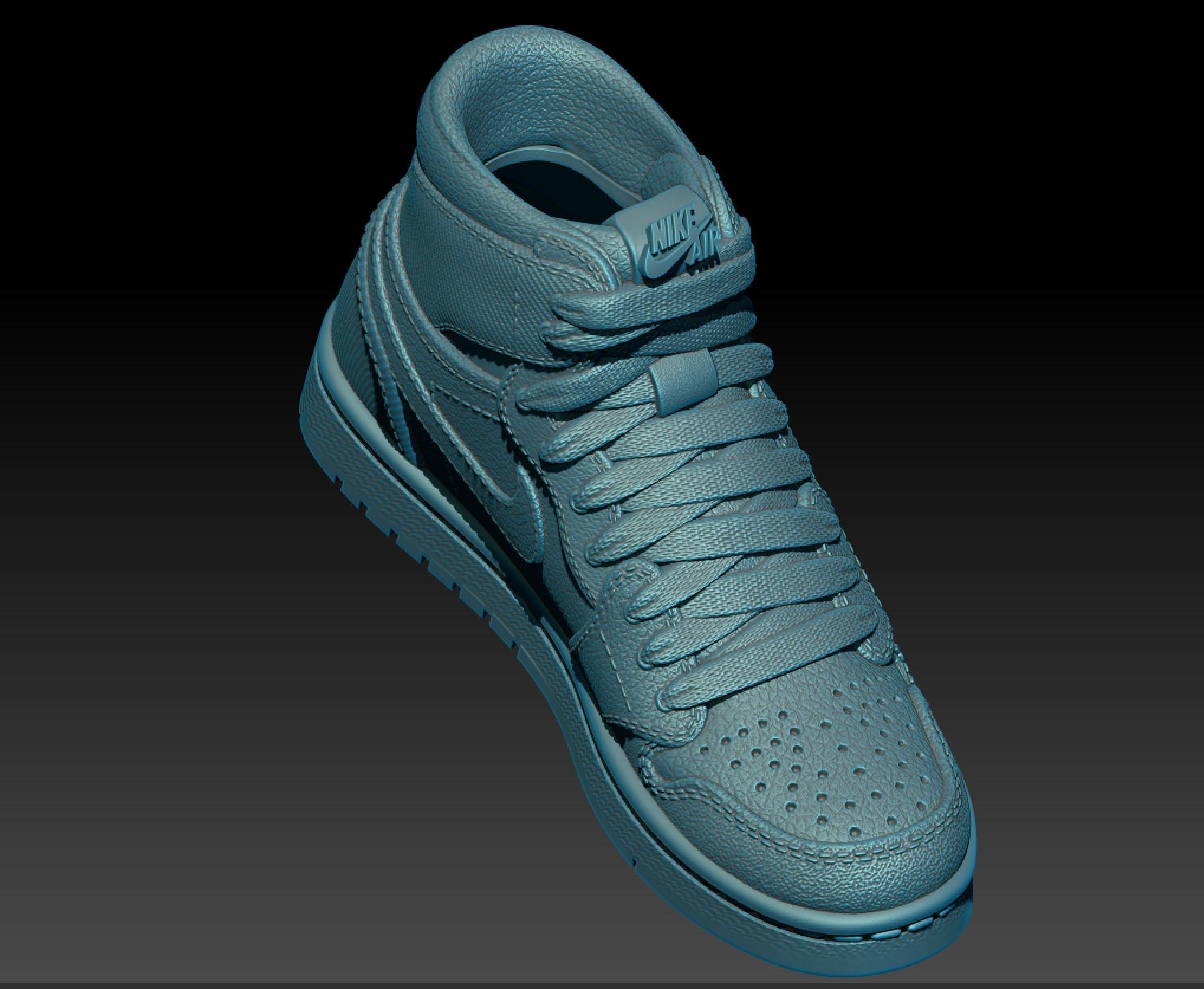 Nike Air Jordan Sport Shoes 3d Model 3d Printable Cgtrader