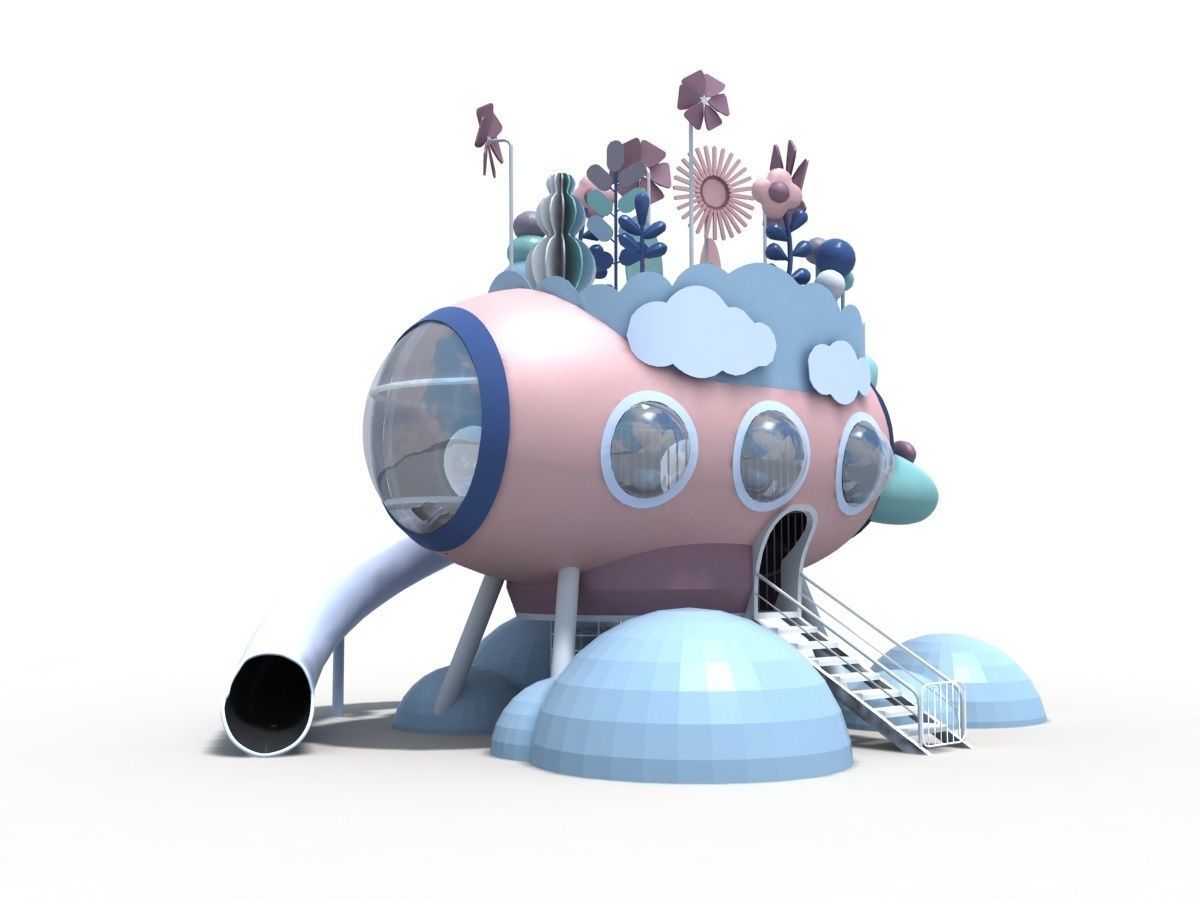 Submarine Playground 3D model | CGTrader