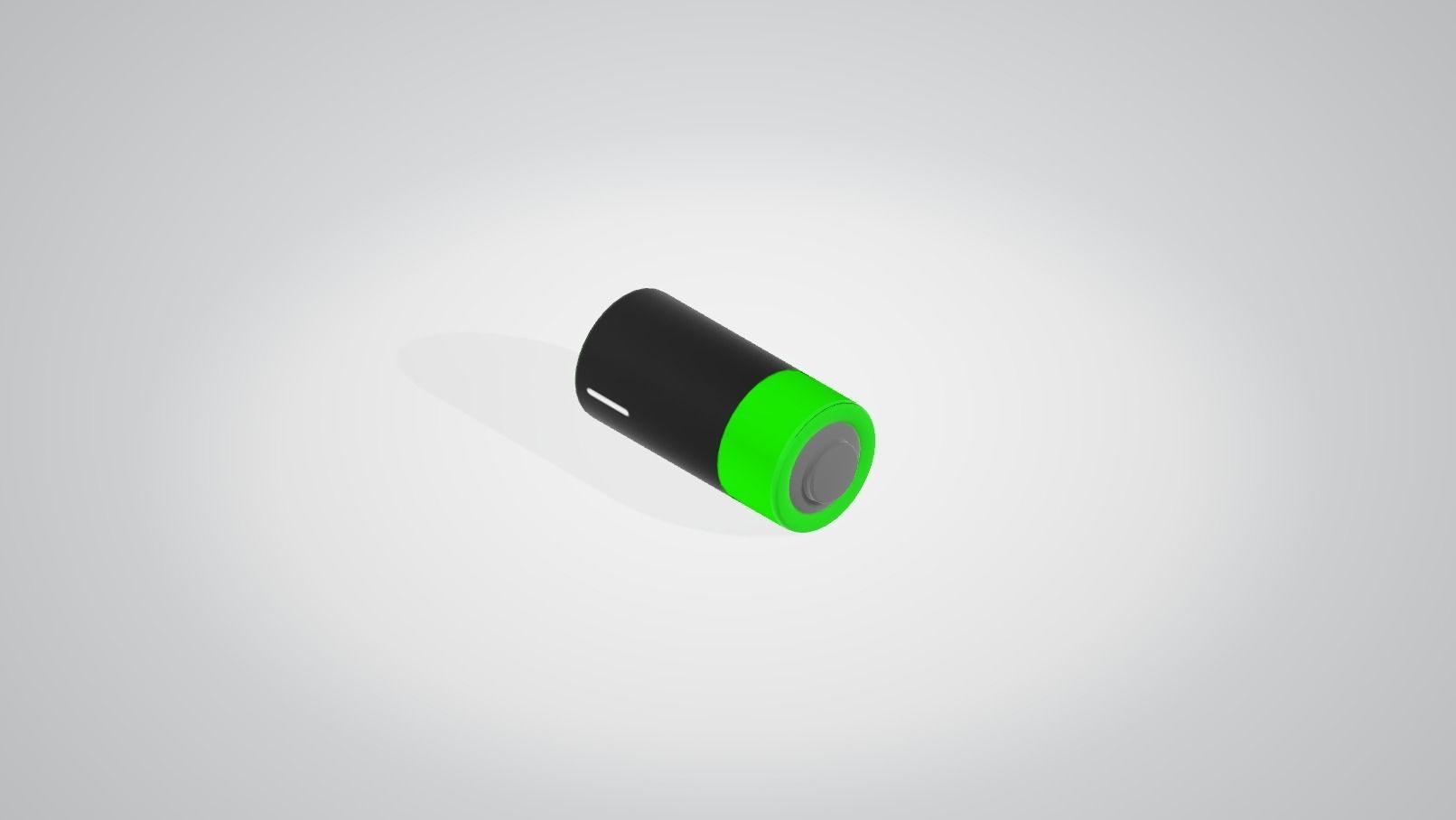 Simple Battery 3D model | CGTrader