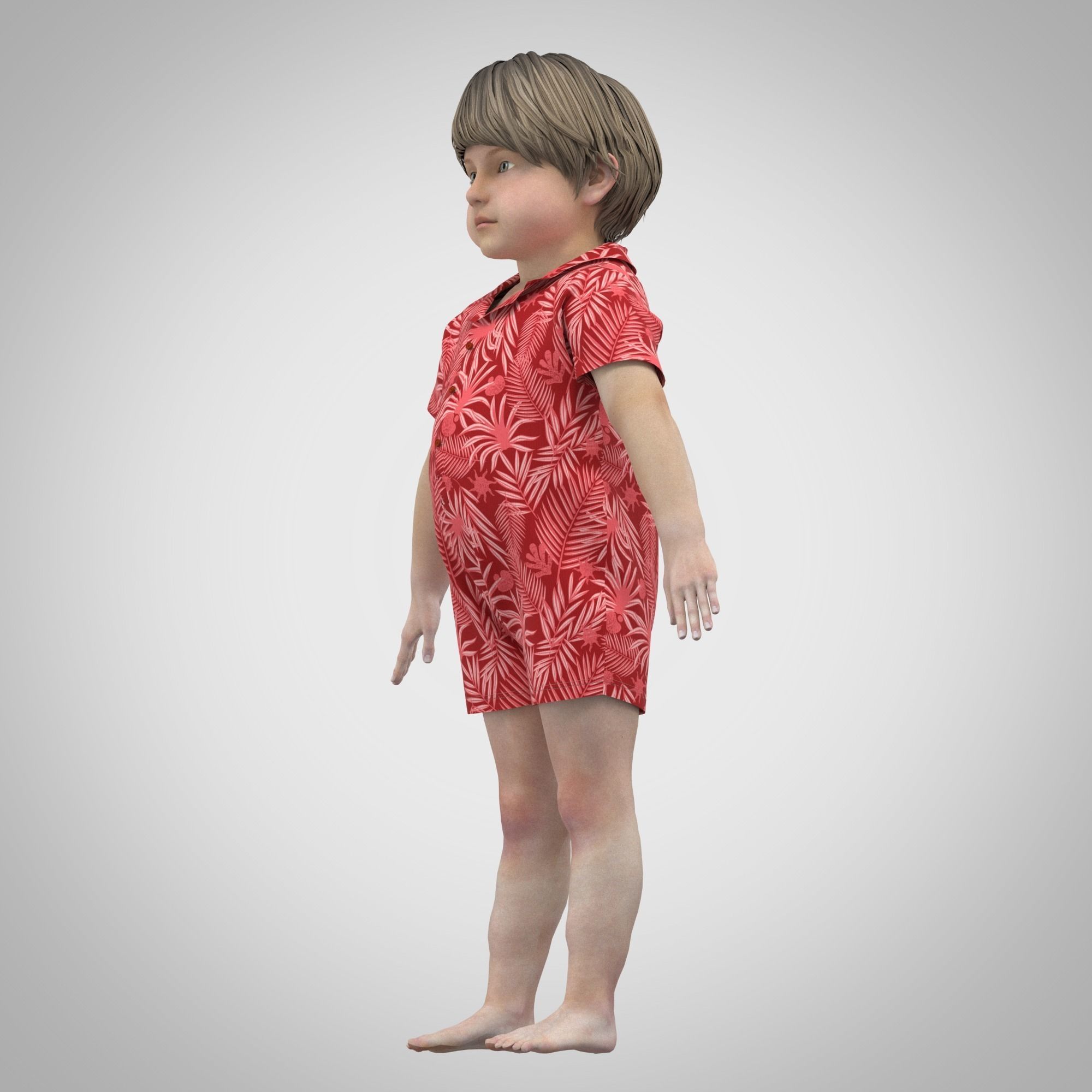 3D model Baby Romper rigged model VR / AR / low-poly | CGTrader