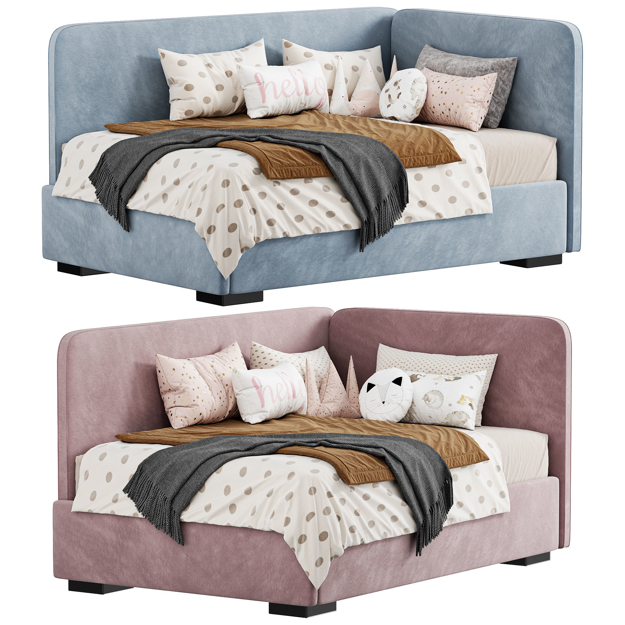 Childrens bed Sally 3D model | CGTrader