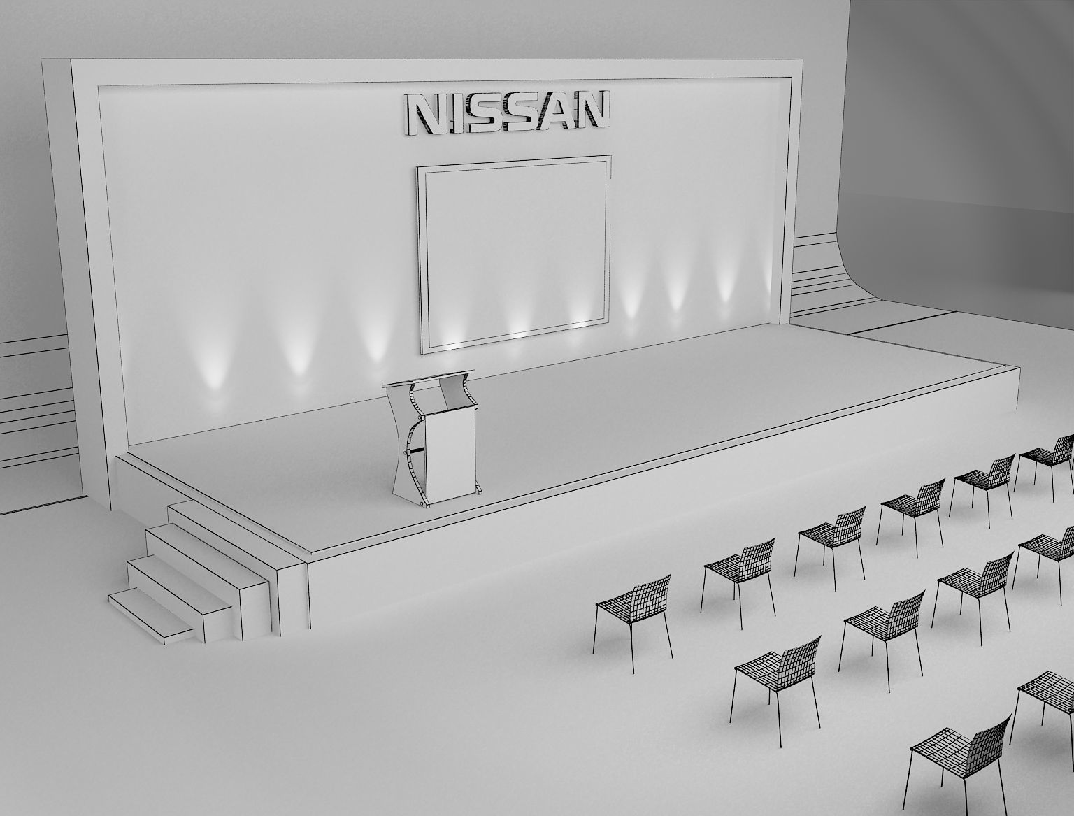 Event Exhibition Setup a333 3D model | CGTrader