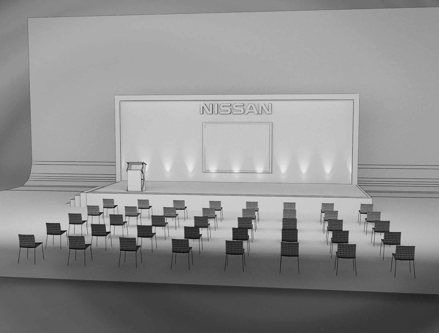 Event Exhibition Setup a333 3D model | CGTrader