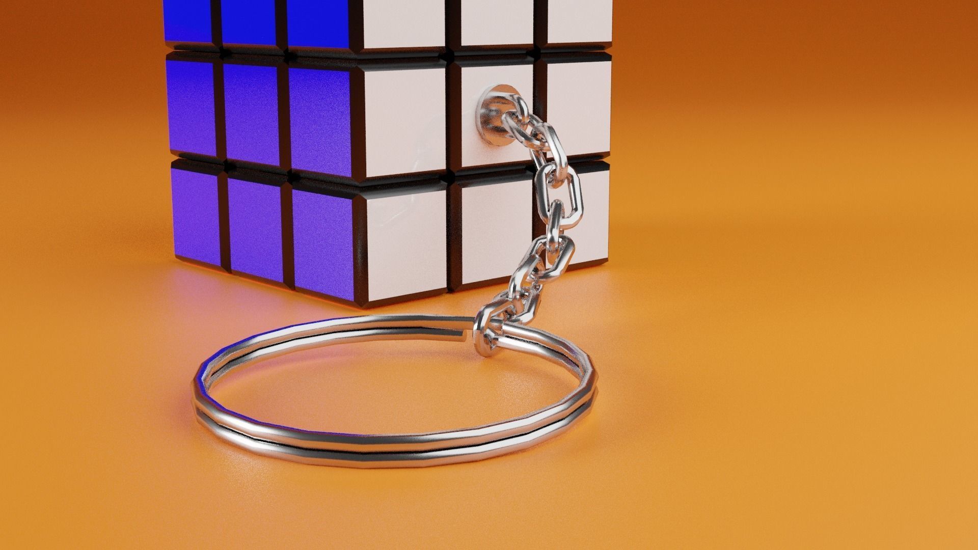 3D model Rubiks Cube Charm VR / AR / low-poly | CGTrader