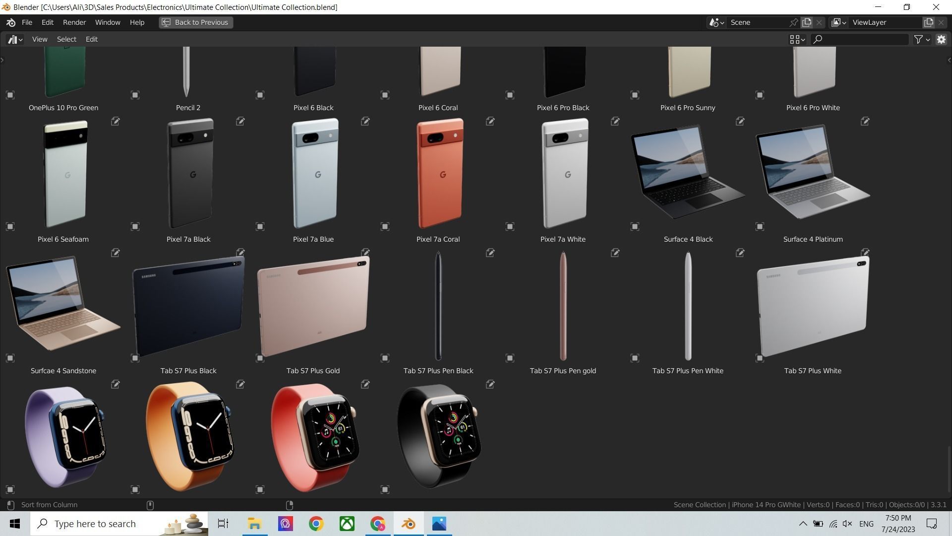Ultimate Tech Flagships Introducing the Complete Assets Library 3D model | CGTrader