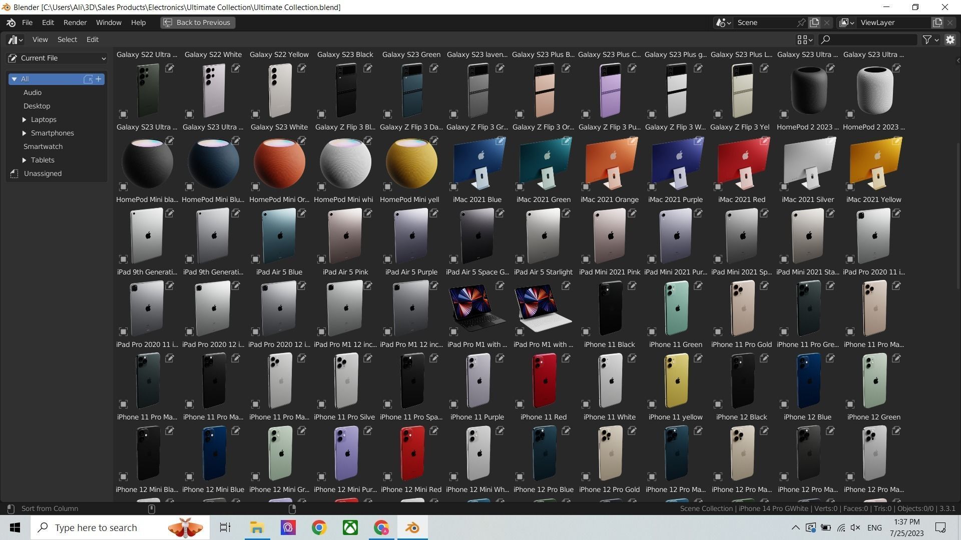 Ultimate Tech Flagships Introducing the Complete Assets Library 3D model | CGTrader
