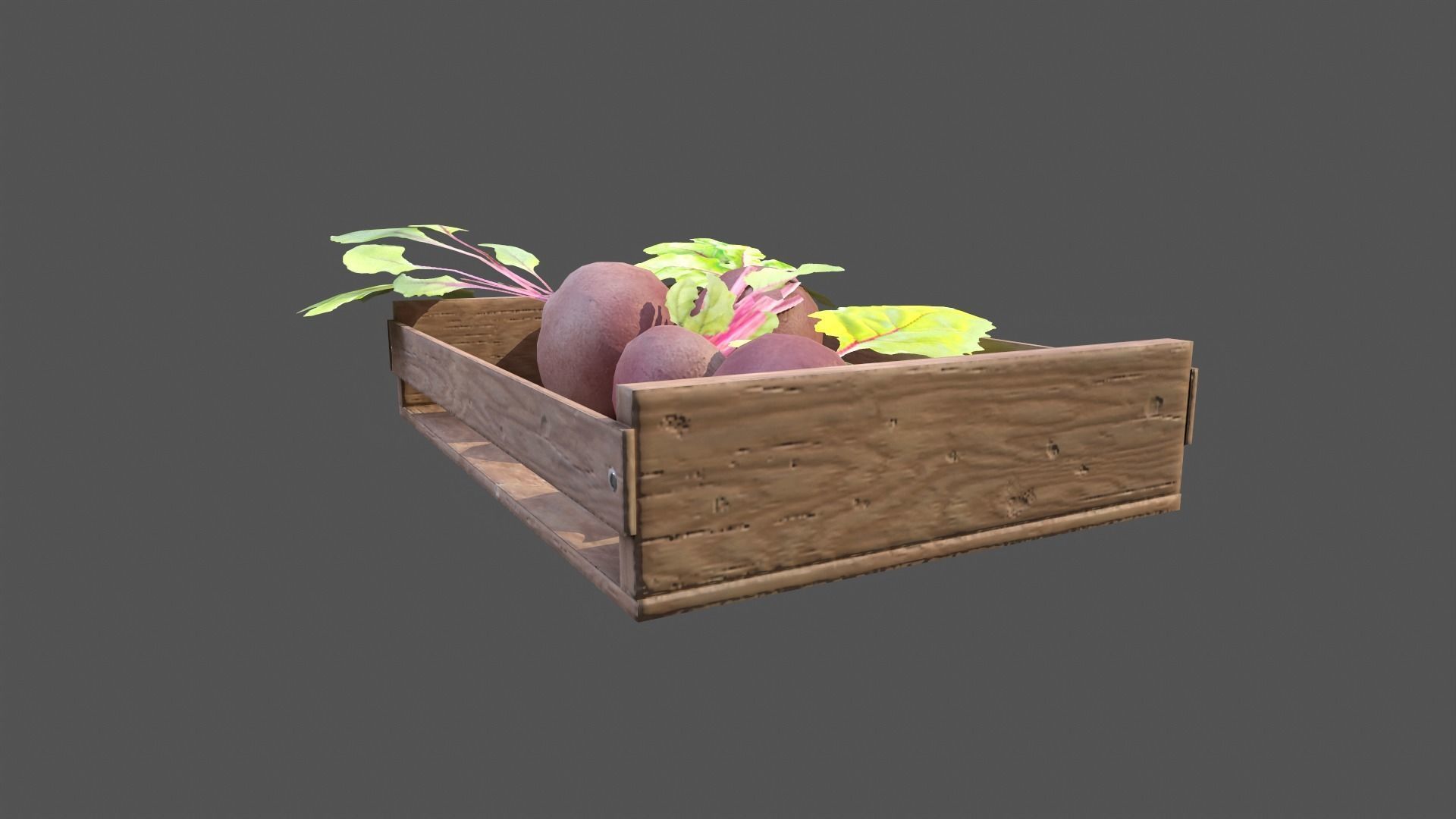 3D model Beetroot Box VR / AR / low-poly | CGTrader
