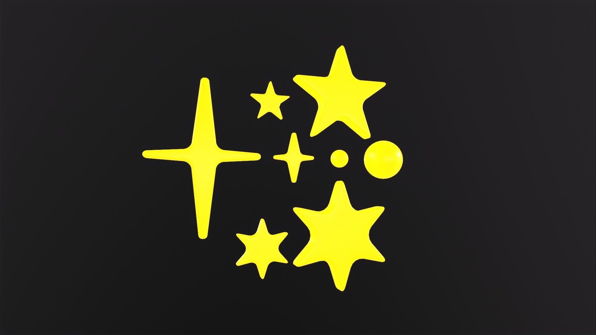 3D model Stars 3D Model VR / AR / low-poly | CGTrader