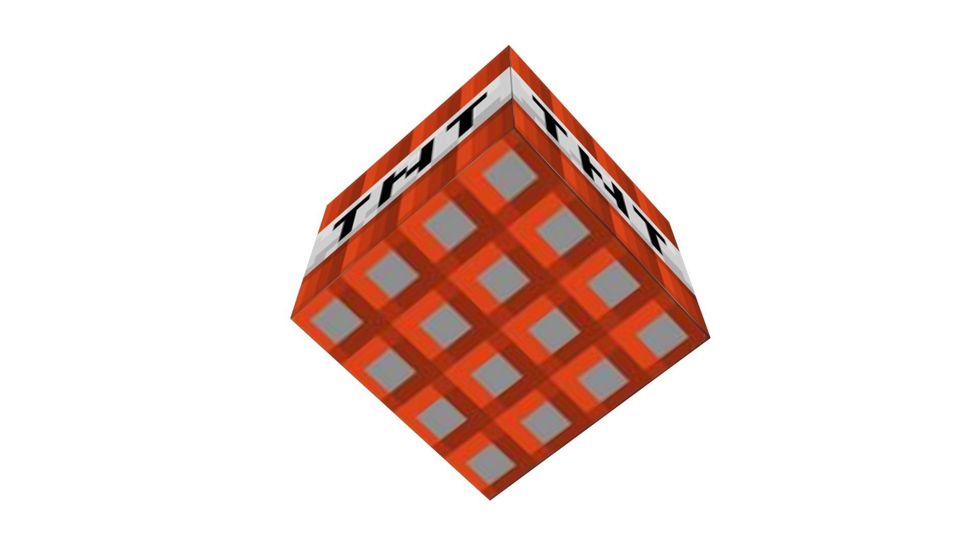 Minecraft TNT 3D model | CGTrader