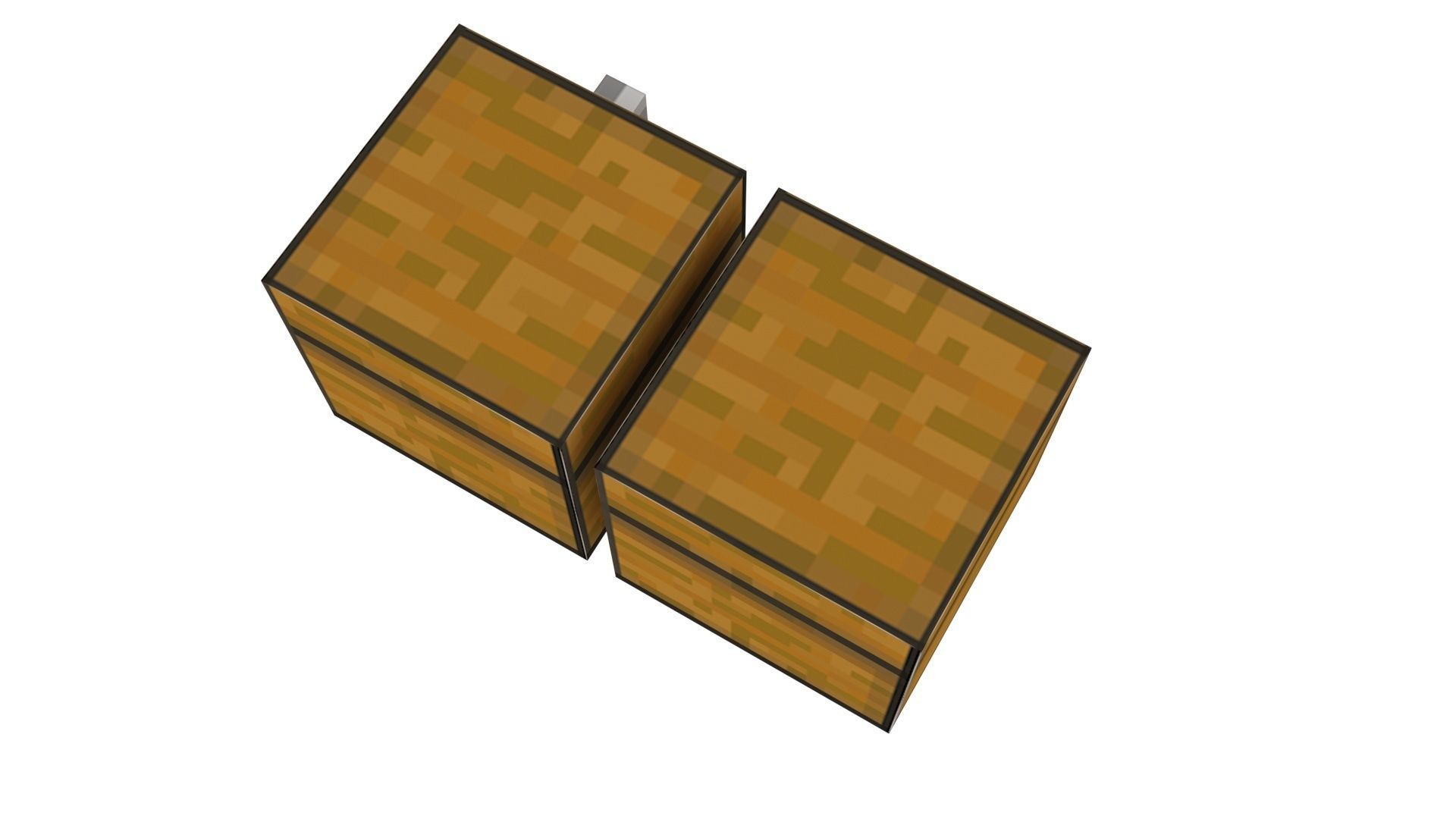 Minecraft Chests 3D model | CGTrader