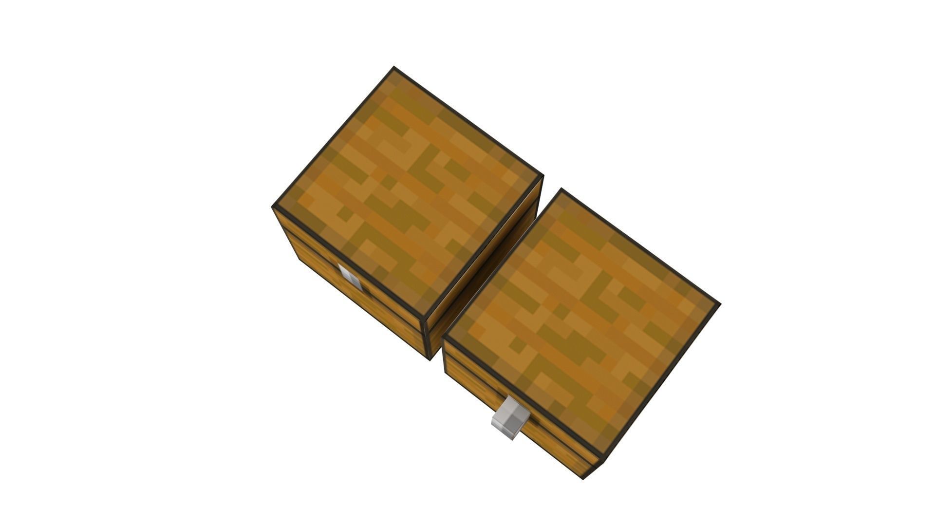 Minecraft Chests 3D model | CGTrader