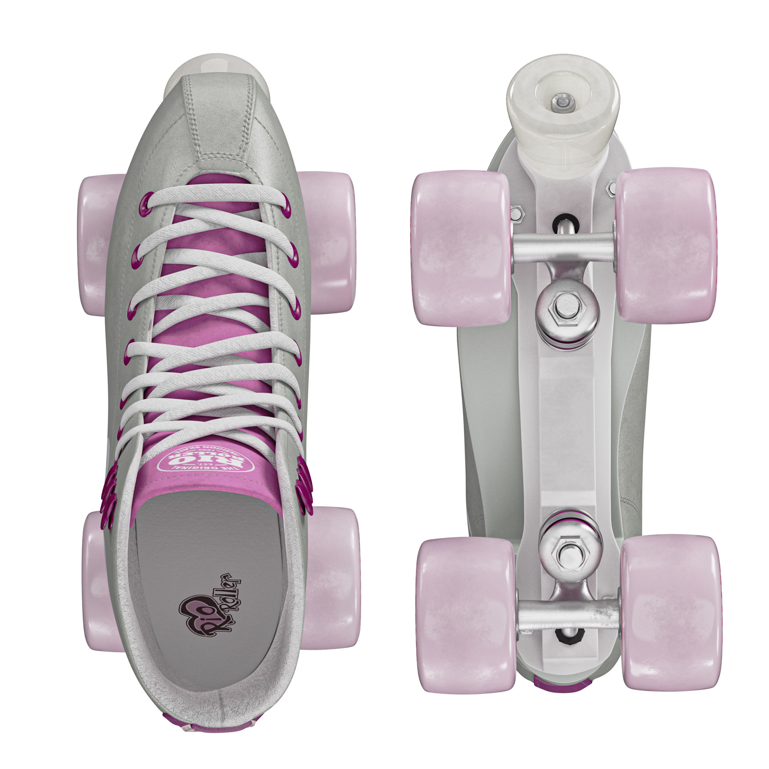 Rio Roller Script Quads 3D model | CGTrader