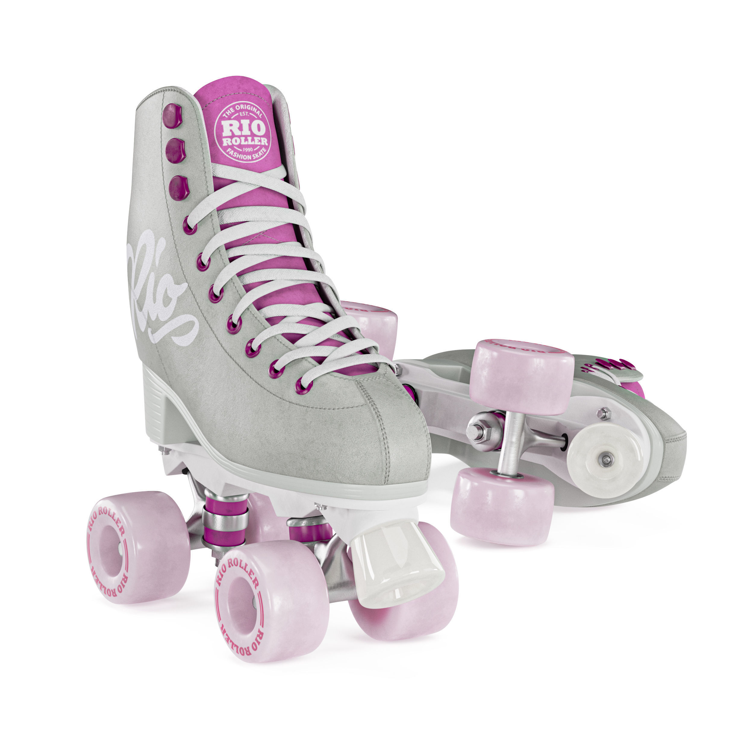 Rio Roller Script Quads 3D model | CGTrader