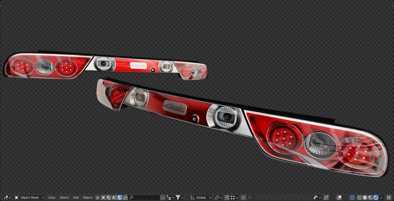 3D model 180SX RYO Taillights VR / AR / low-poly | CGTrader