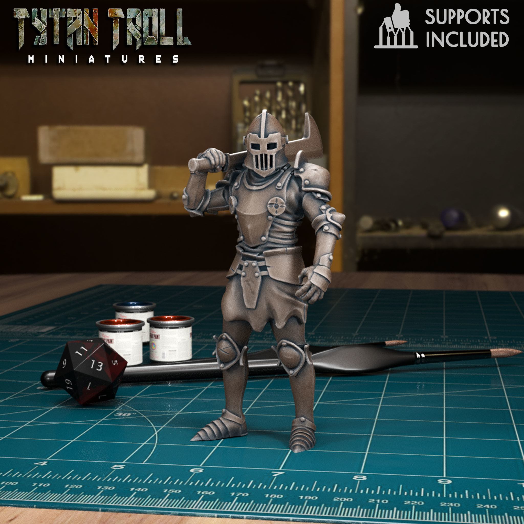 Animated Armour 03 - Pre-Supported 3D model 3D printable | CGTrader