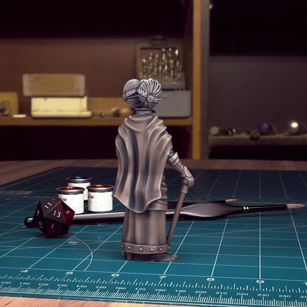 Curse of Strahd - Lady Watcher - Pre-Supported 3D model 3D printable ...