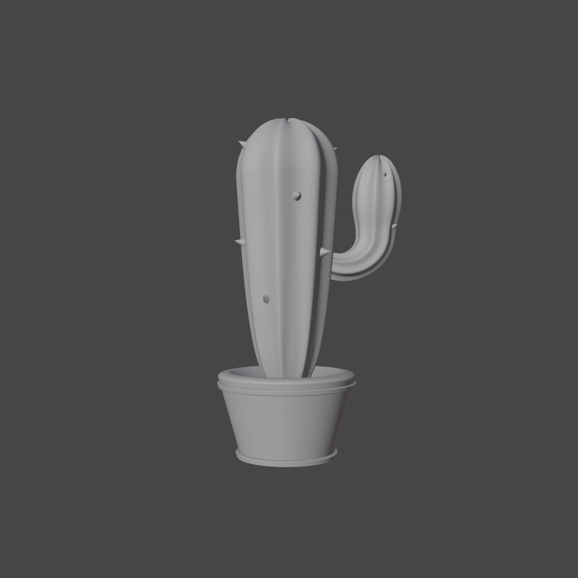 Cactus ready to 3D printing 3D model 3D printable | CGTrader
