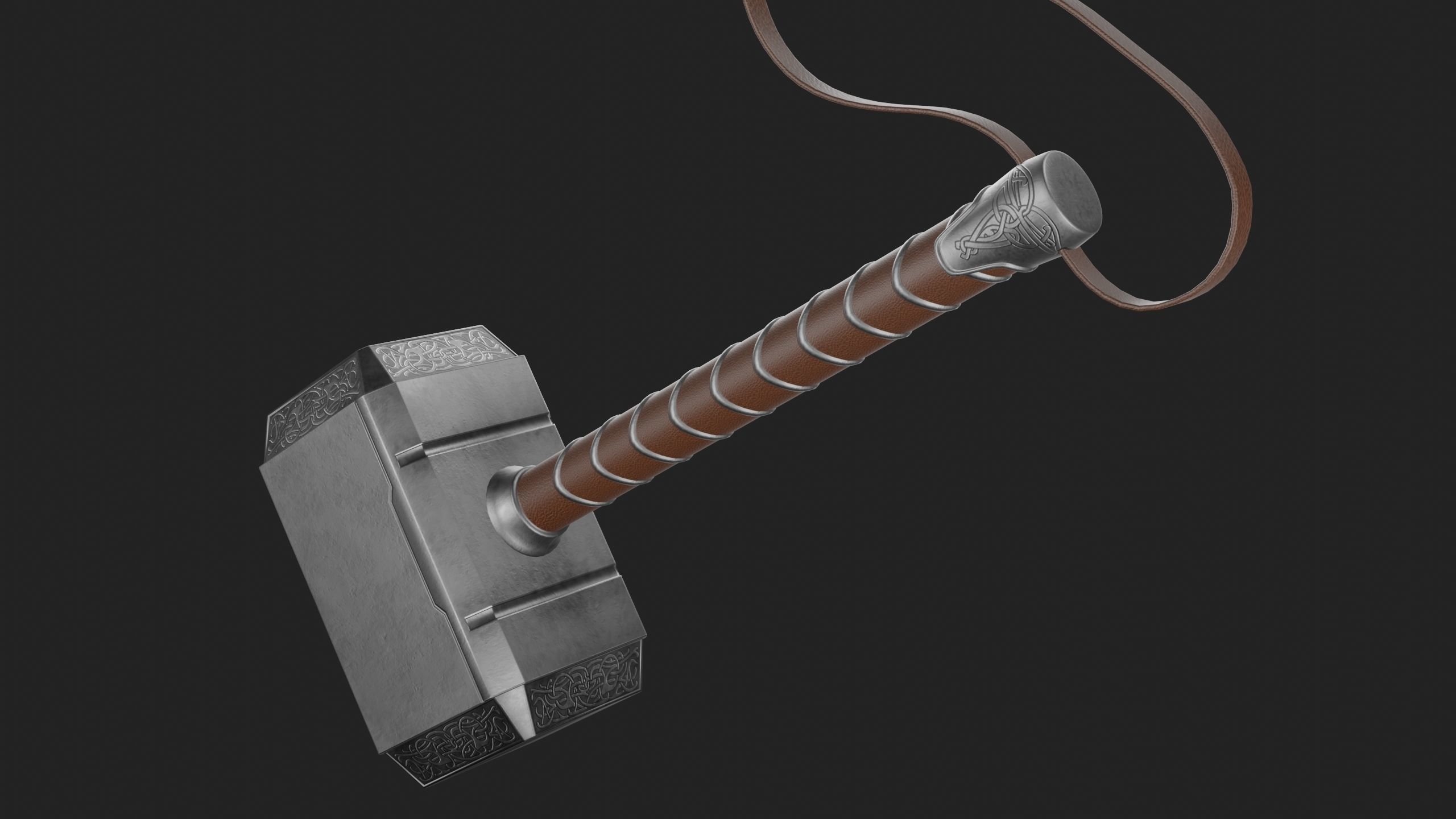 Mjollnir The Hammer of Thor 3D model | CGTrader