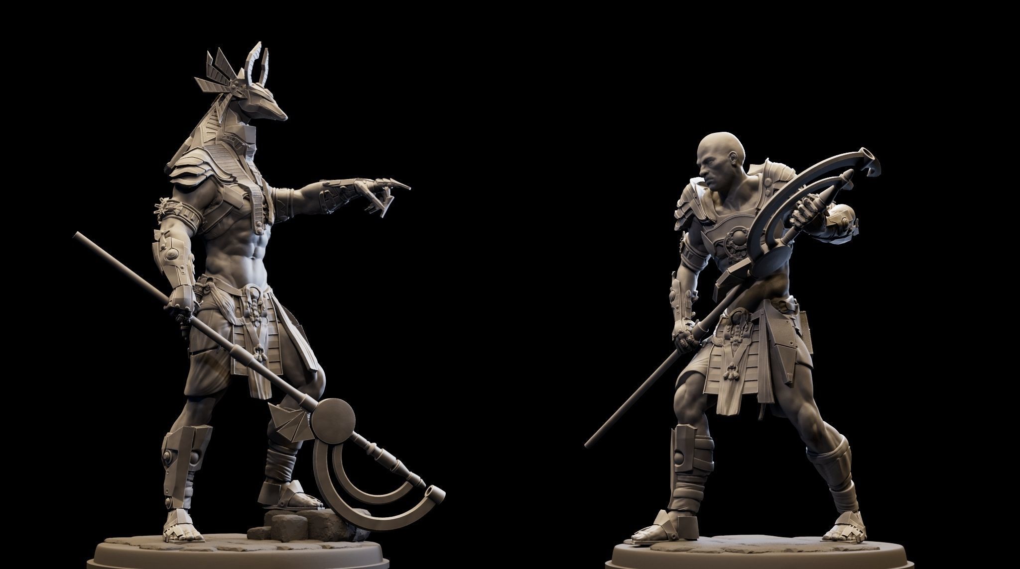 Anubis Warrior 3d print 3D model 3D printable | CGTrader