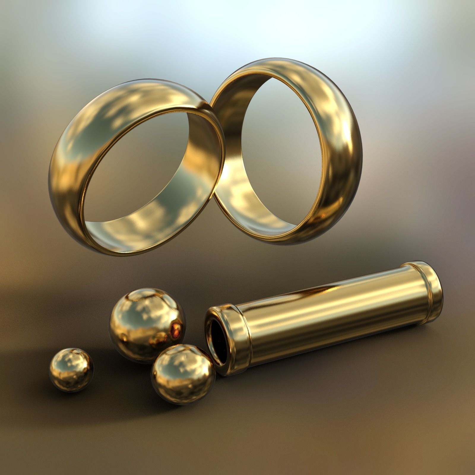 AMV Metal Shaders 3D model | CGTrader